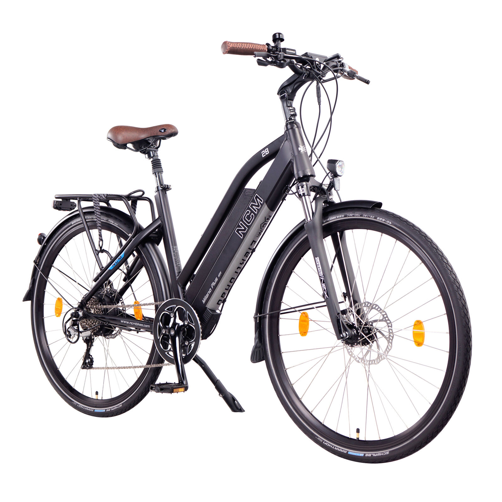 NCM Milano Plus Trekking E-Bike, City-Bike, 300W, 48V 16Ah, 768Wh Battery